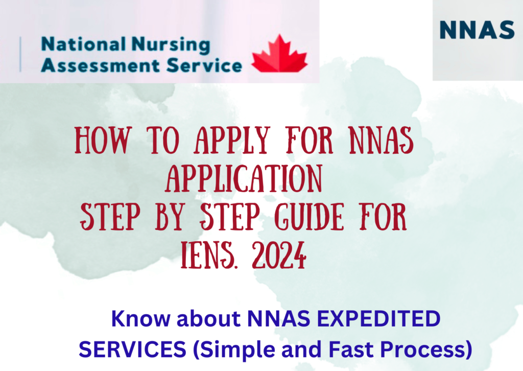 How to apply to NNAS APPLICATION -Step by Step 2024. BRIGHT pathway ...